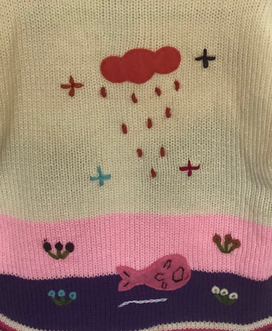 Size 8 Ivory Hooded Jacket,girls Jacket,handmade Jacket, Knitwear ...